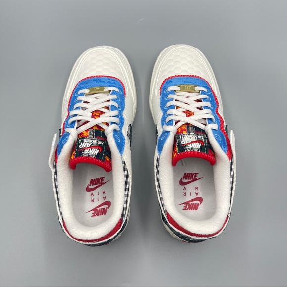 Nike | Shoes | Womens Shoes Nike Rare Air Force Shadow White Red Blue ...